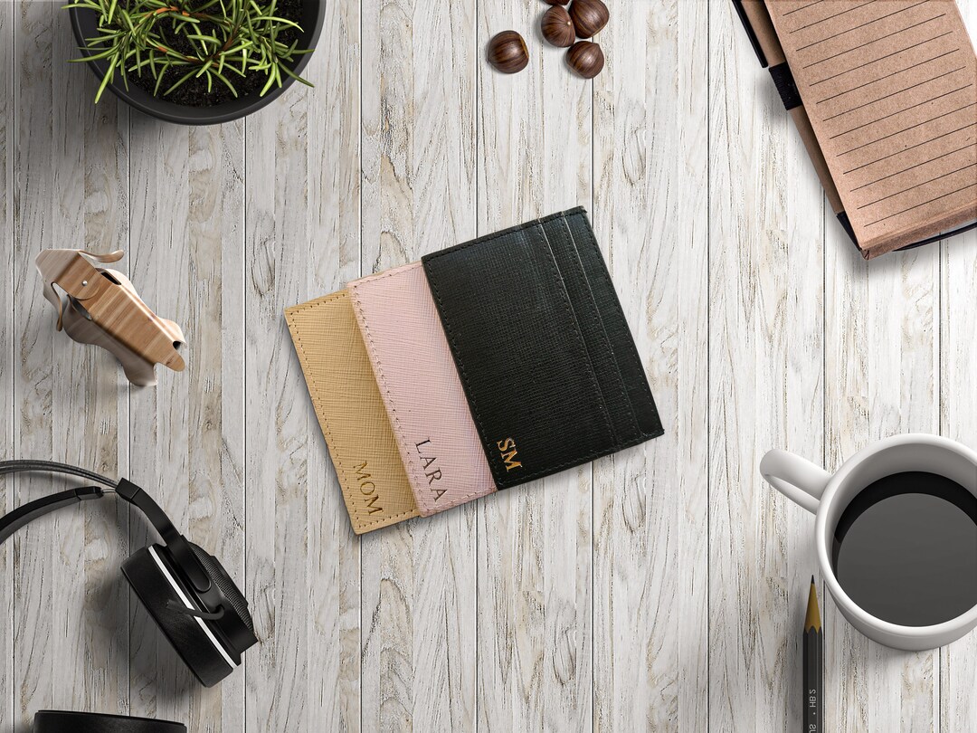 Personalized Card Holder, Monogram Card Holder, Custom Card Holder ...