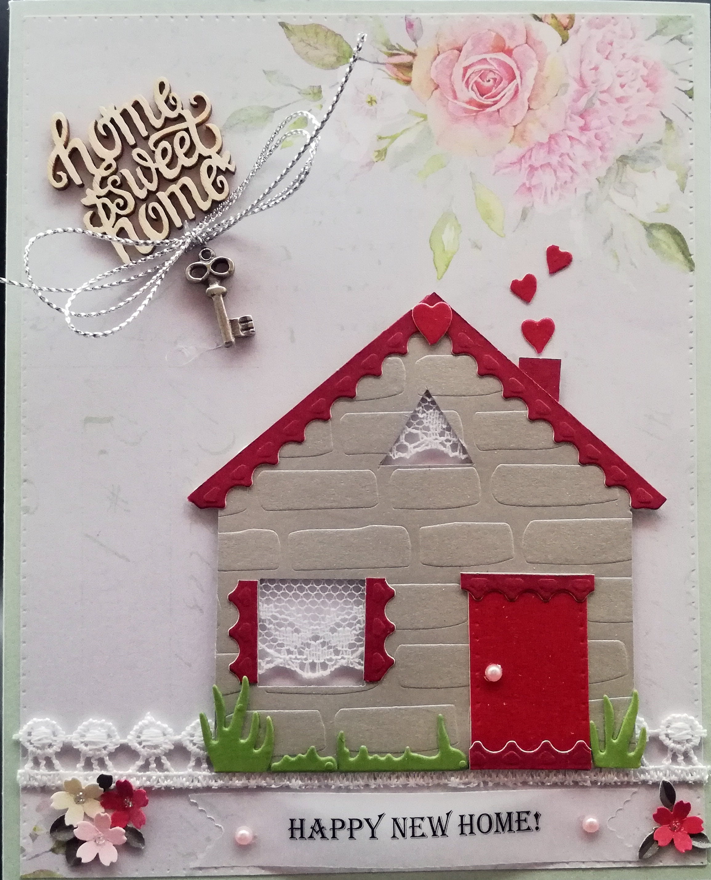 Handmade New Home Card, New House Card, Happy New Home Card,new Home ...