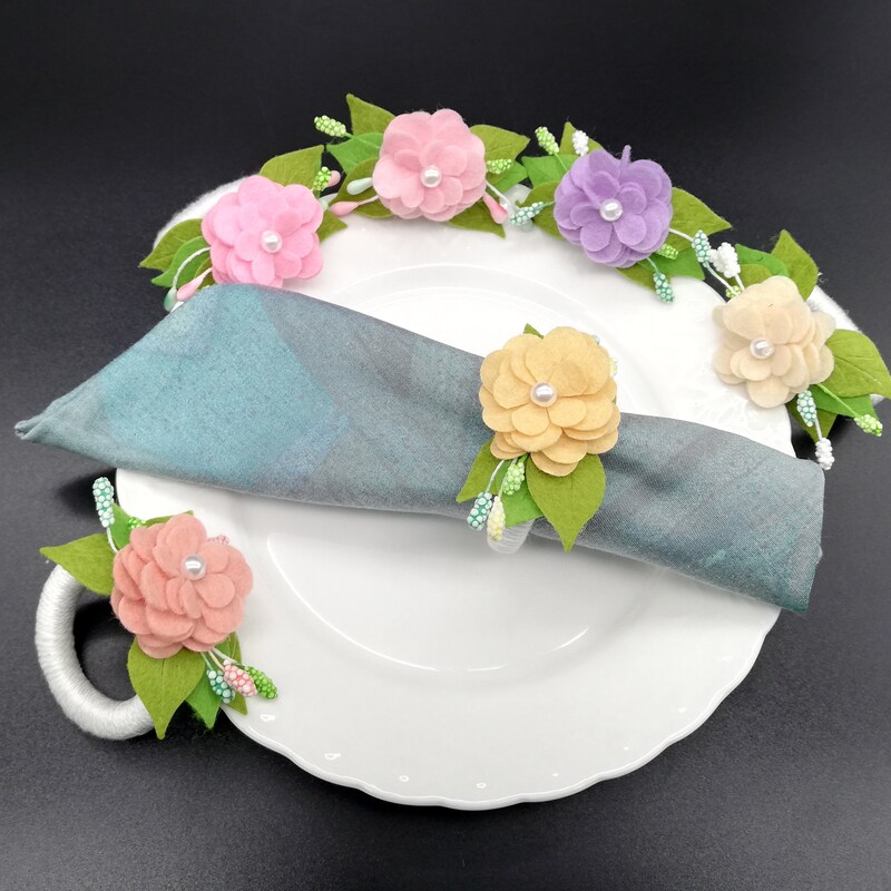 Spring Napkin Rings - Etsy