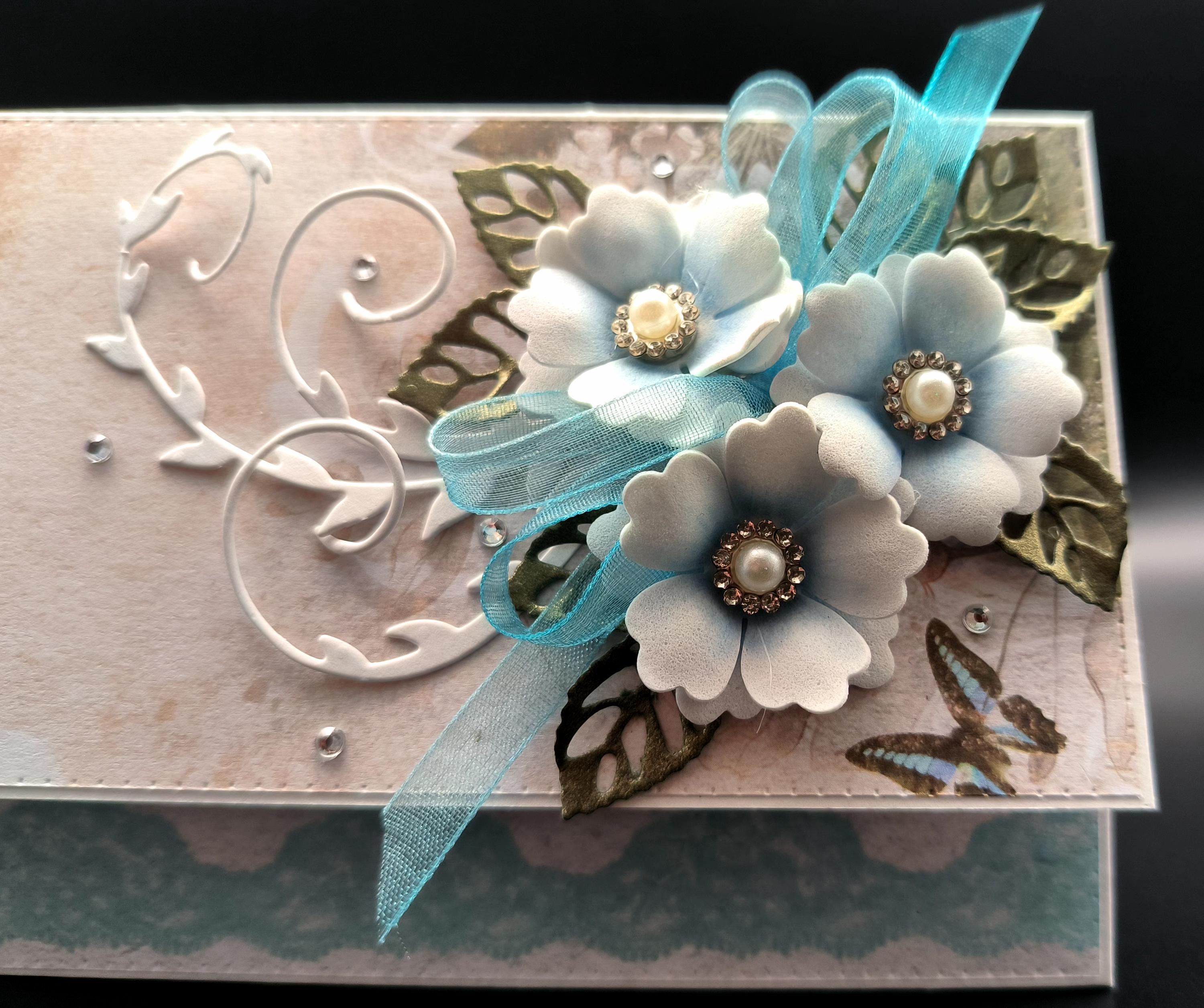 Handmade Floral Money Envelope: Pearl Cardboard Gift Wallet - Etsy