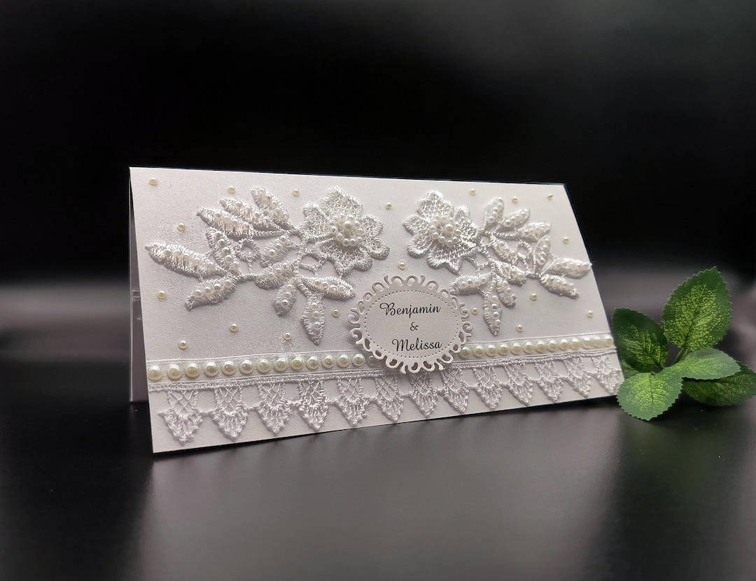 Elegant Money Envelope,personalized Gift Card Envelope,wedding Gift ...