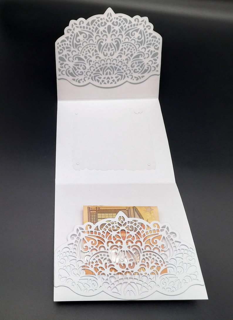Elegant White Money Envelope Money Gift Envelope Wedding - Etsy