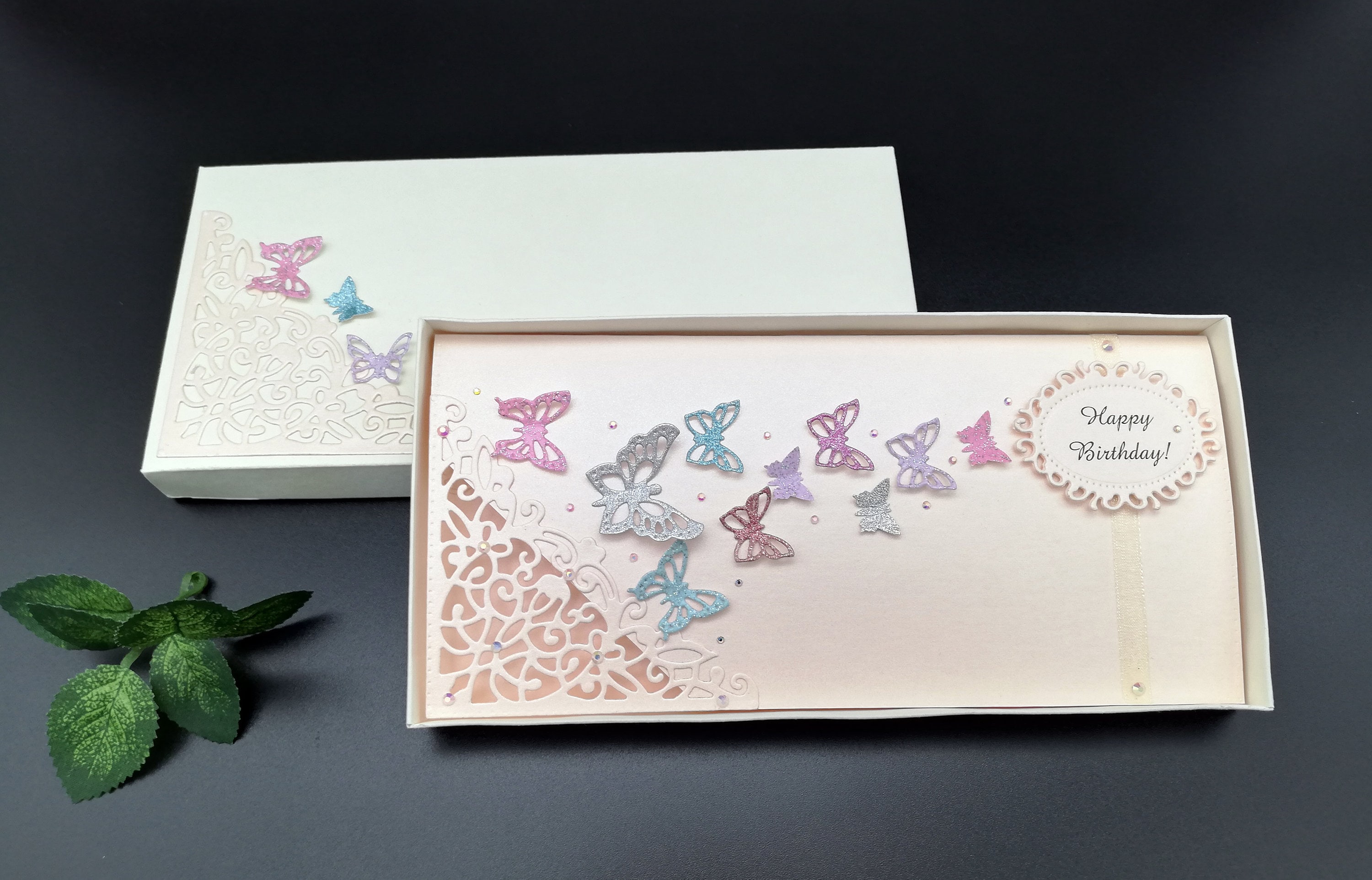 Handmade Money Envelope With Butterfliesmoney Wallet Gift - Etsy