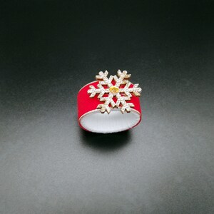 Christmas Napkin Rings,red Velvet Napkin Rings,napkin Rings With ...