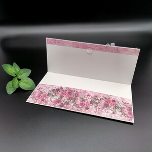 Handmade Money Envelope, Money Wallet With Flowers, Gift Card Holder ...