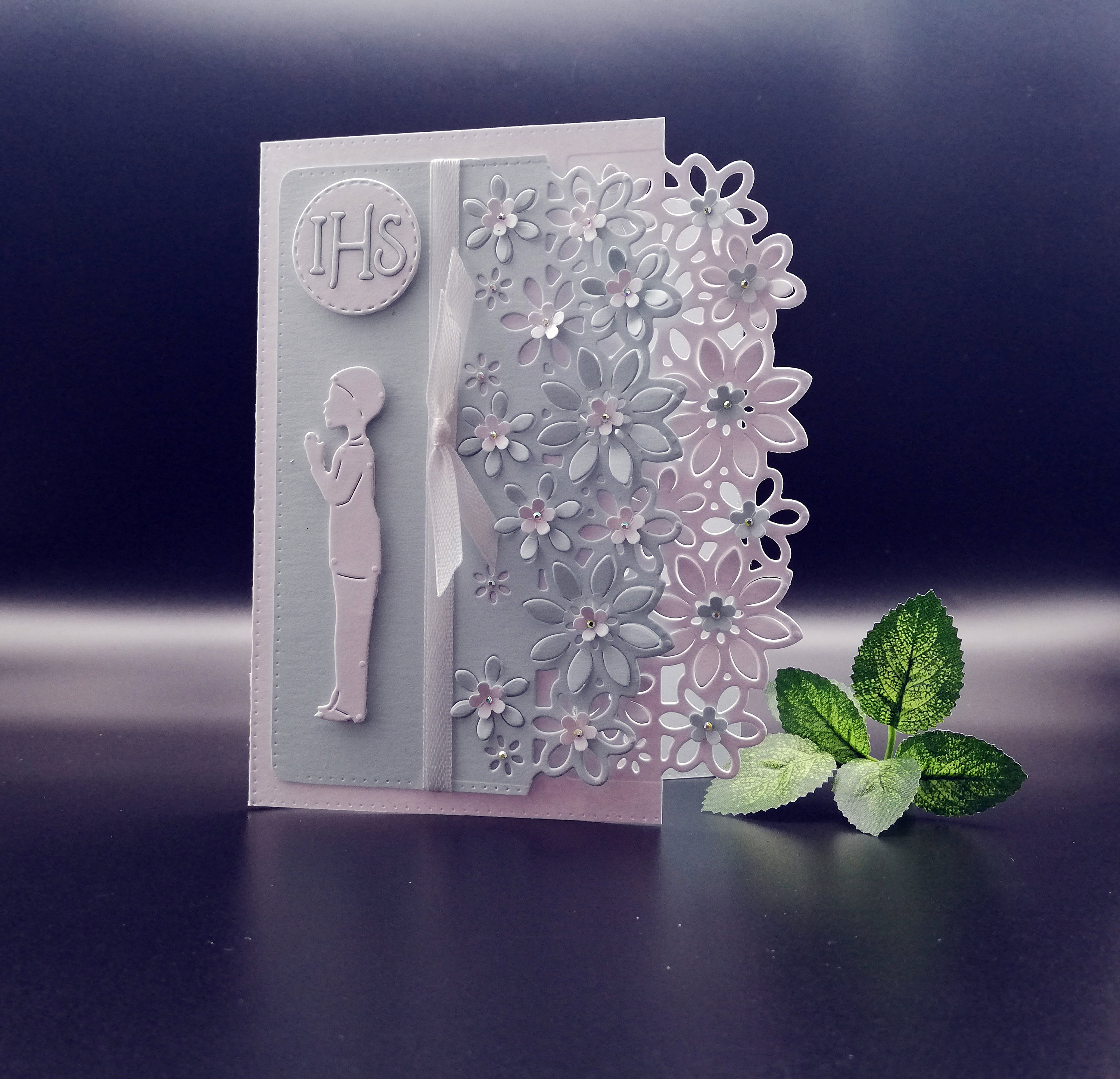 Handmade First Communion Card, Boy's Communion Greeting Card, Religious ...