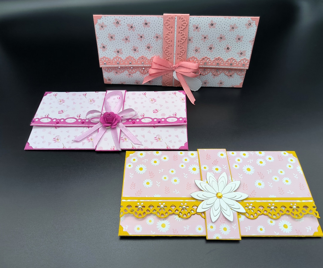 Handmade Set of 3 Money Envelopes,money Wallets,money Gift Envelopes ...
