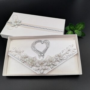 Handmade Wedding Envelope, Wedding Envelope for Money With Flowers ...