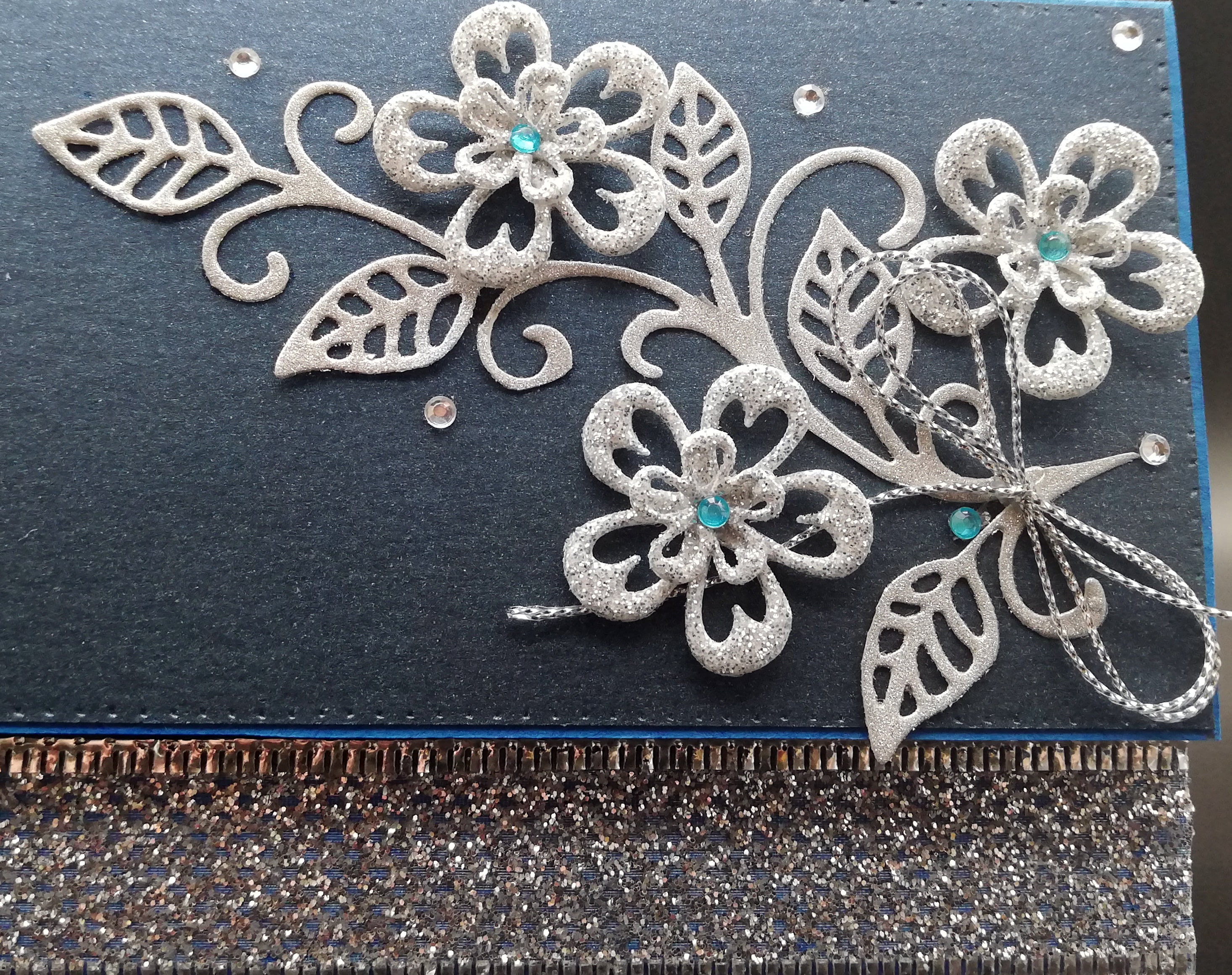 Handmade Blue and Silver Money Envelope,money Wallet,gift Card Holder ...