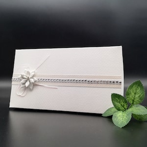 Handmade Wedding Envelope, Wedding Envelope for Money With Flowers ...