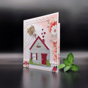 Handmade New Home Card, New House Card, Happy New Home, New Home Card ...