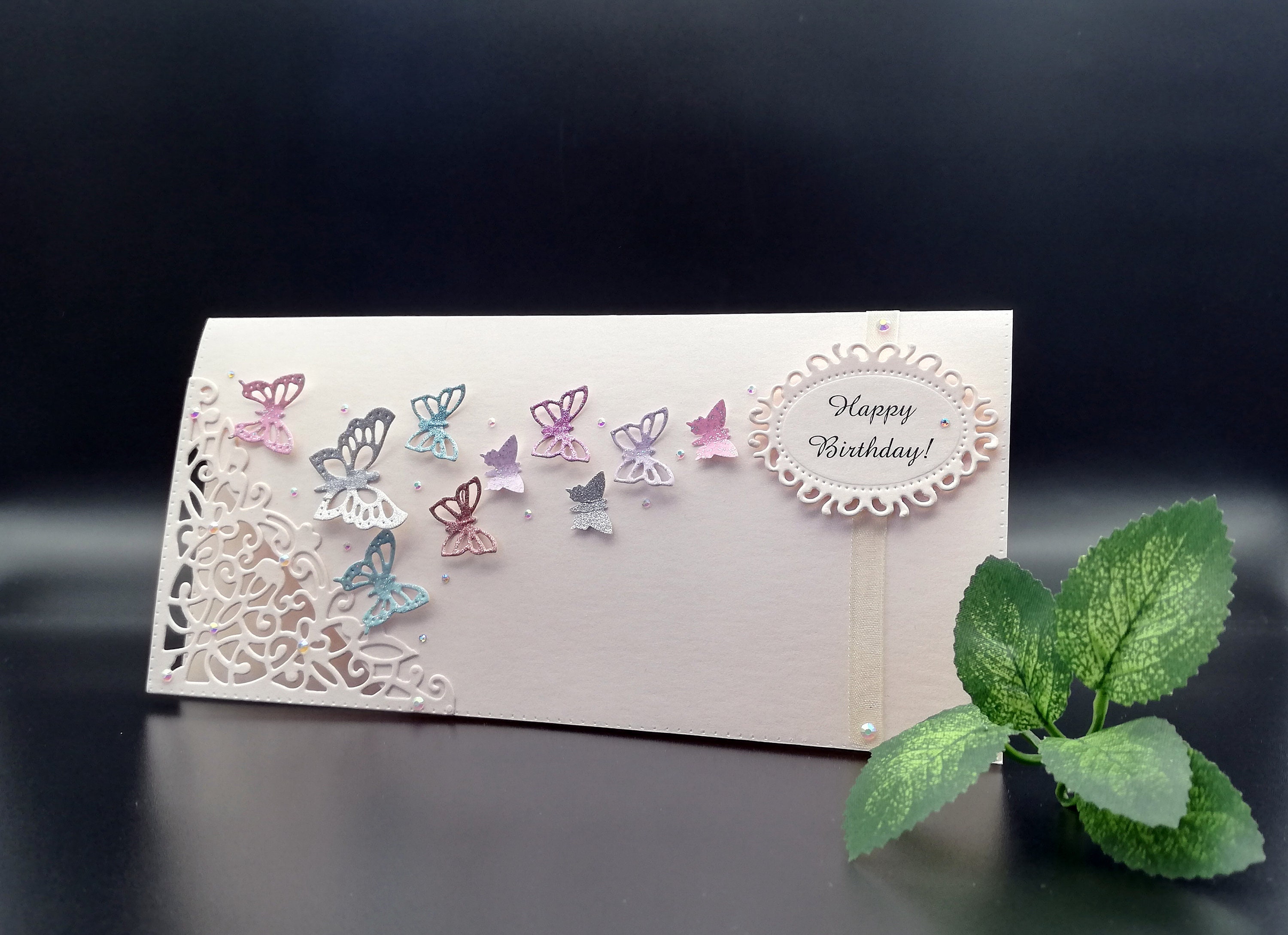 Handmade Money Envelope With Butterflies,money Wallet, Gift Card ...