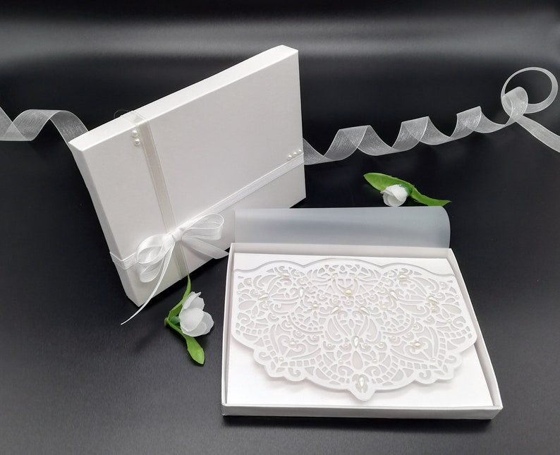 Elegant White Money Envelope, Money Gift Envelope , Wedding Gift ...