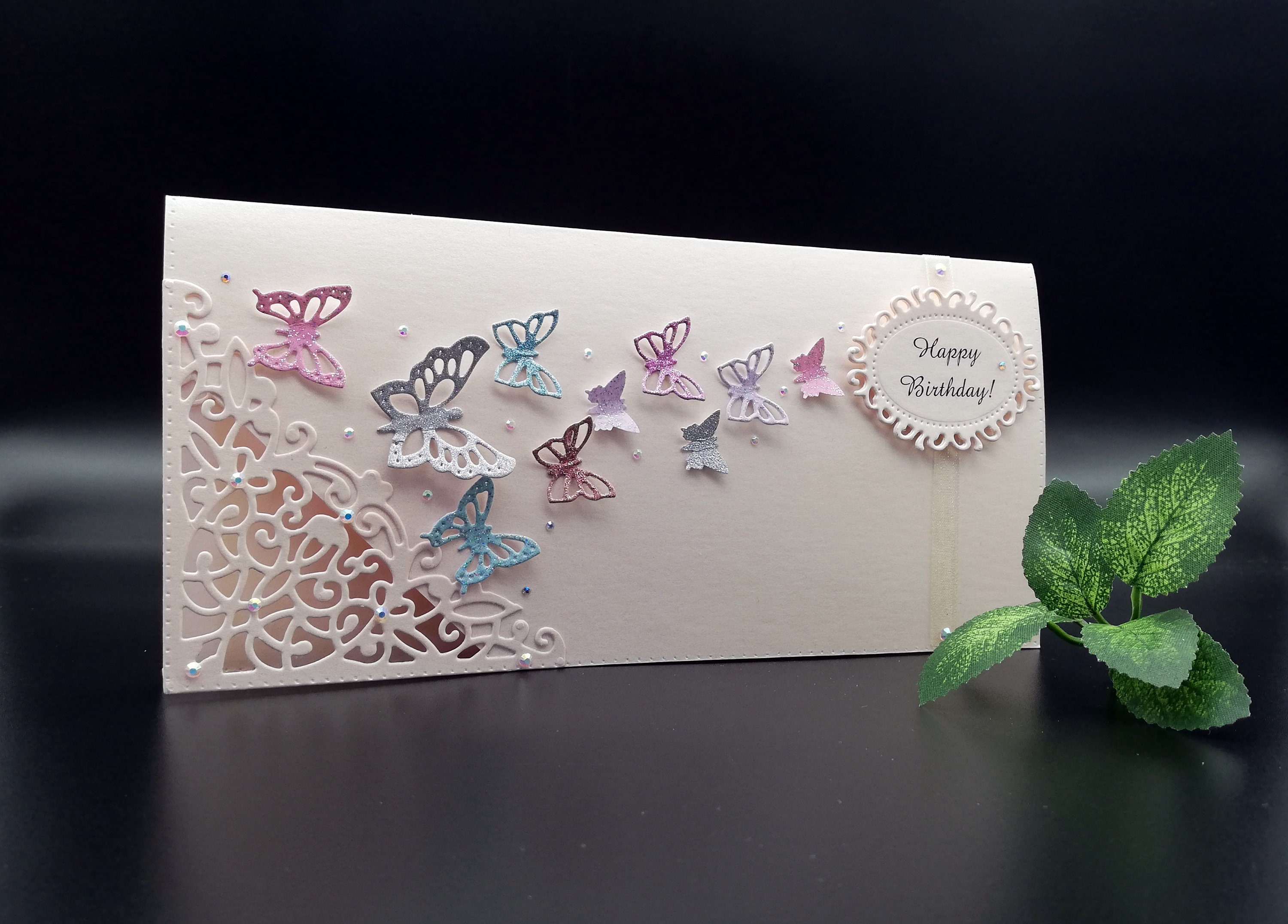 Handmade Money Envelope With Butterfliesmoney Wallet Gift - Etsy