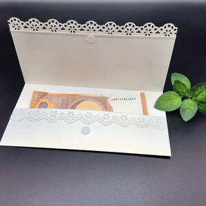 Handmade Floral Money Envelope: Embossed Cardboard Gift Wallet - Etsy