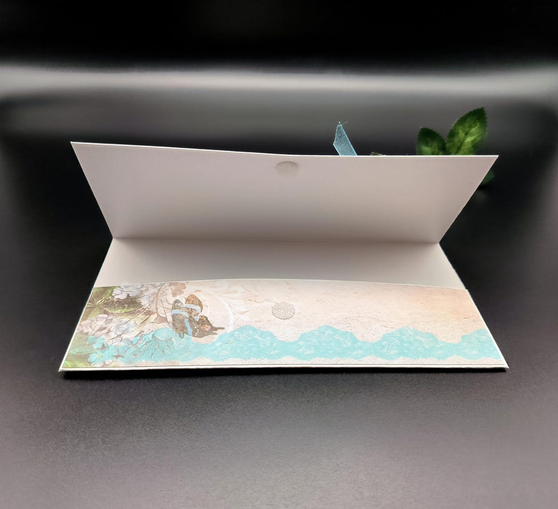 Handmade Floral Money Envelope: Pearl Cardboard Gift Wallet - Etsy