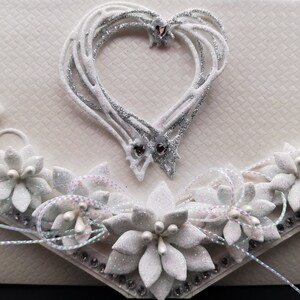 Handmade Wedding Envelope, Wedding Envelope for Money With Flowers ...