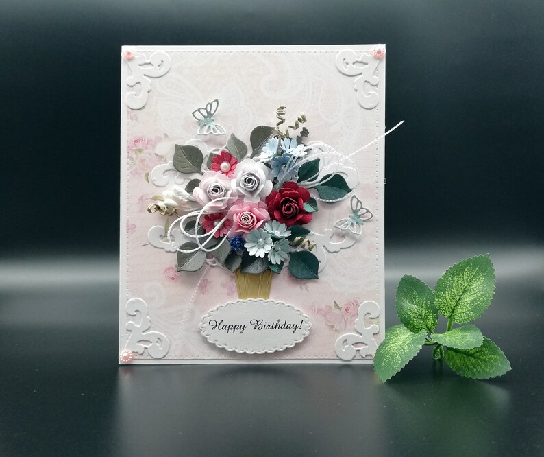 Luxury 3D Handmade Card, Greeting Card in a Box, Greeting Card With ...