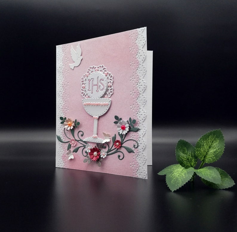 Handmade First Communion Card Communion Greeting Card - Etsy