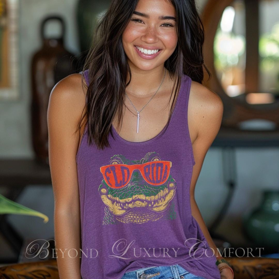 Florida Gator Tank Top | Florida Local Shirt | Everglades Tee | Beach ...