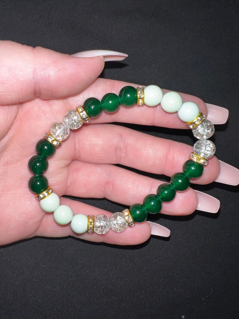 St. Patrick's Day Bracelet | Green Jewelry | St Patty's Day Jewelry ...