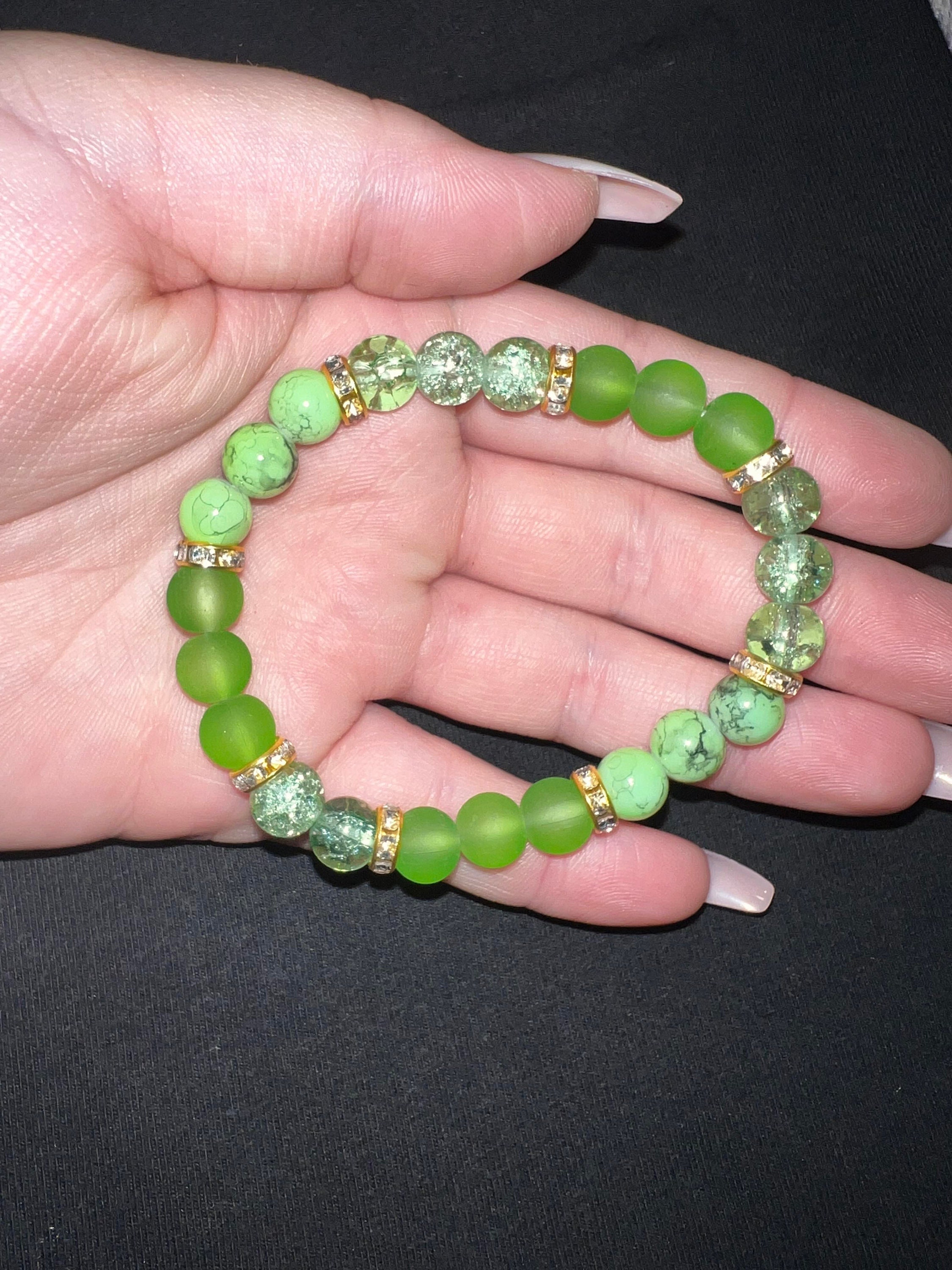 St. Patrick's Day Bracelet | Green Jewelry | St Patty's Day Jewelry ...