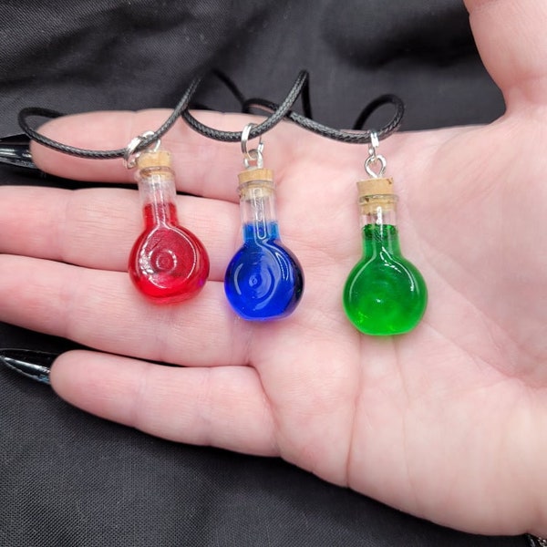 Potion Necklace - Etsy