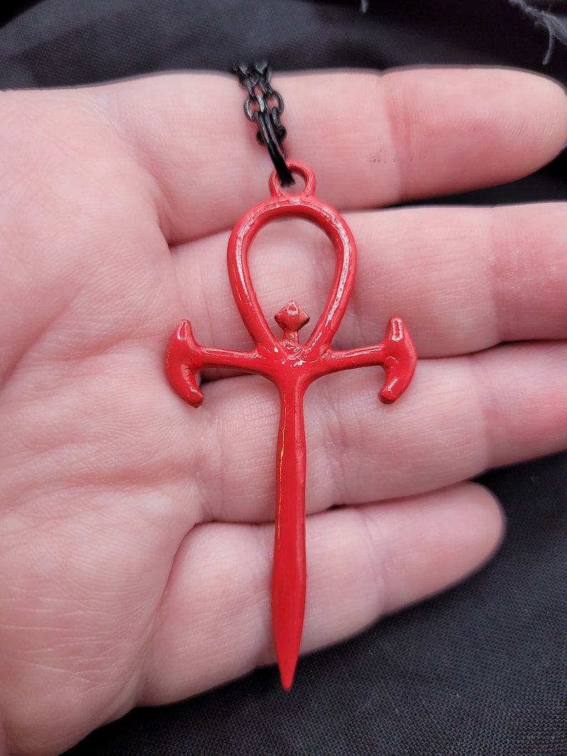 Goth Vampire: the Masquerade VTM VTMB RPG Camarilla Ankh Charm Pendant ...