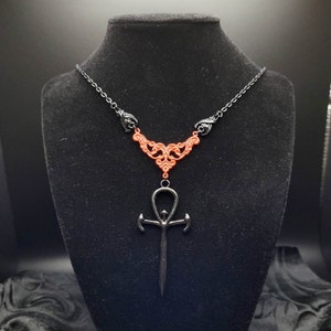 Goth Vampire: the Masquerade VTM VTMB RPG Camarilla Ankh Charm Pendant ...