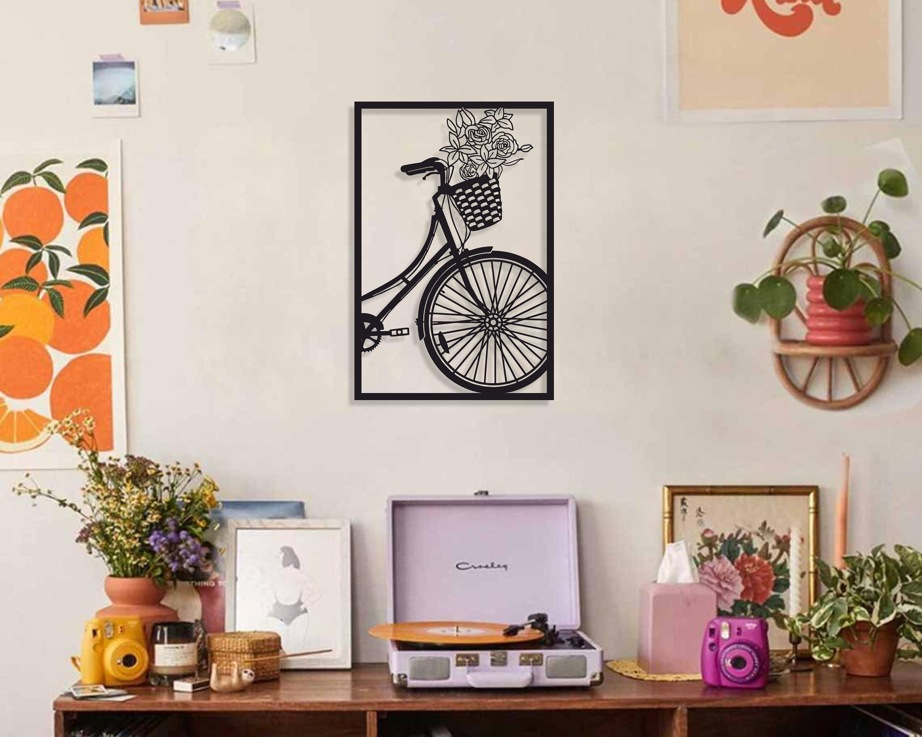 Bicycle Wall Decor Bicycle Metal Wall Art Living Room Wall - Etsy