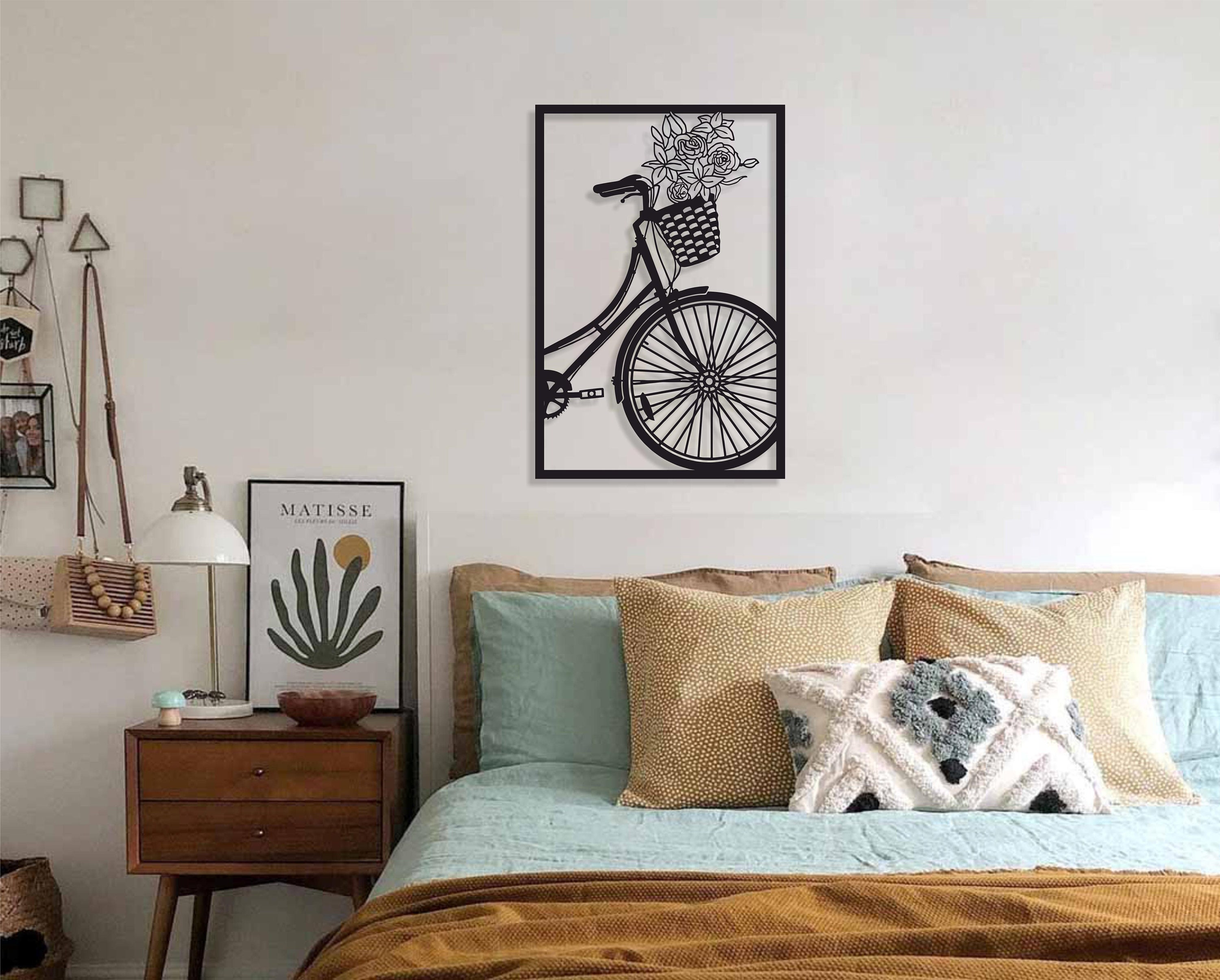 Bicycle Wall Decor Bicycle Metal Wall Art Living Room Wall - Etsy