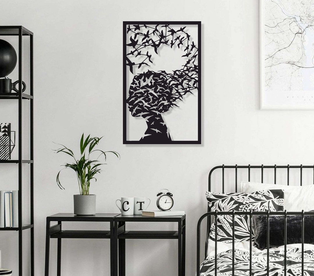 Kybele Metal Wall Art, Anatolian Mother Goddess Metal Wall Decor, Heart ...