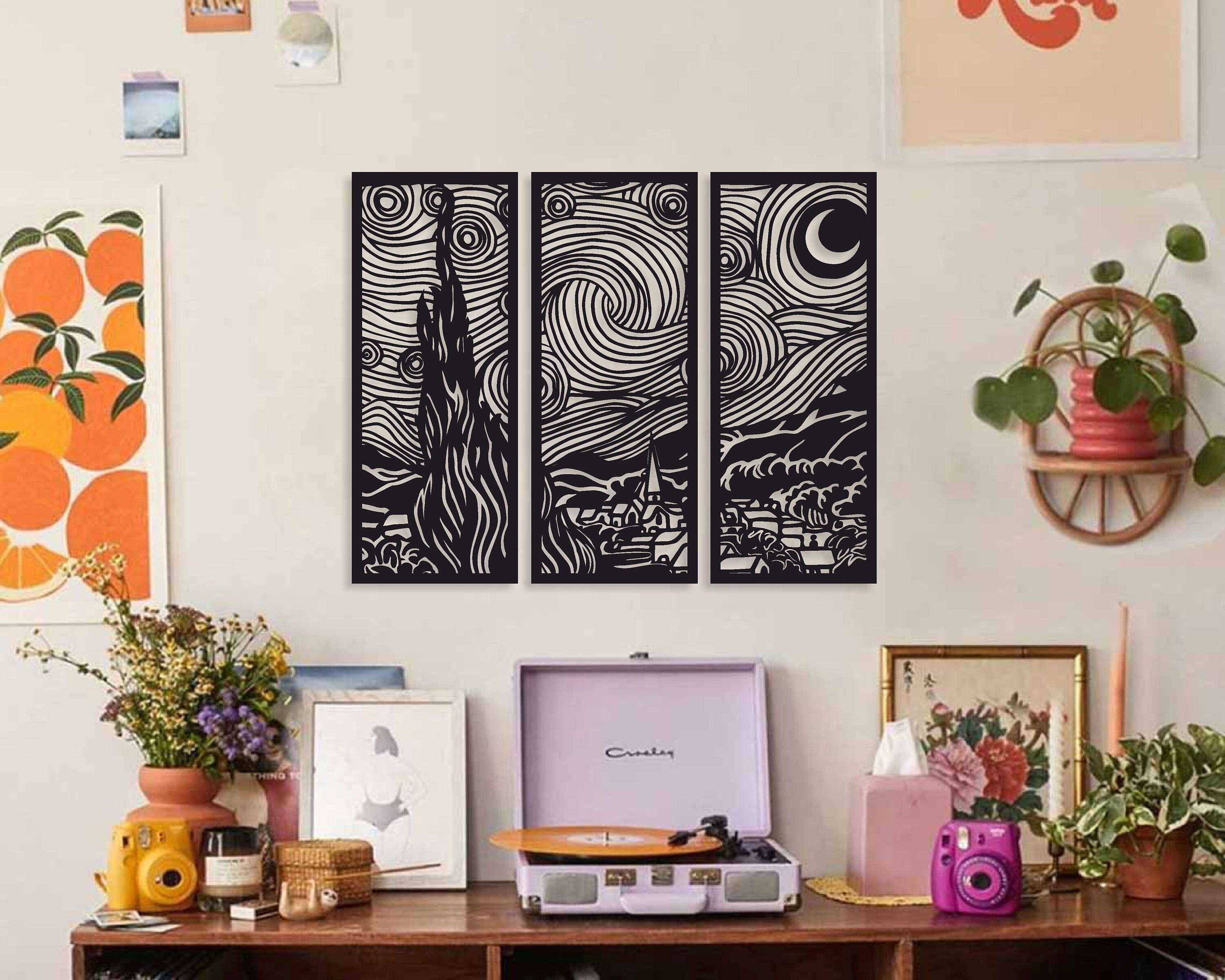 Van Gogh Starry Night Metal Wall Art Van Gogh Metal Wall Art - Etsy