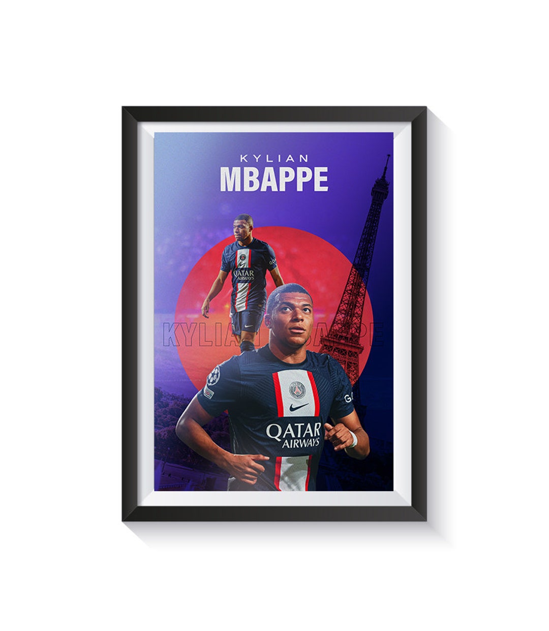 Kylian Mbappé Art Print L Football I Paris Saint Germain I Mbappe - Etsy