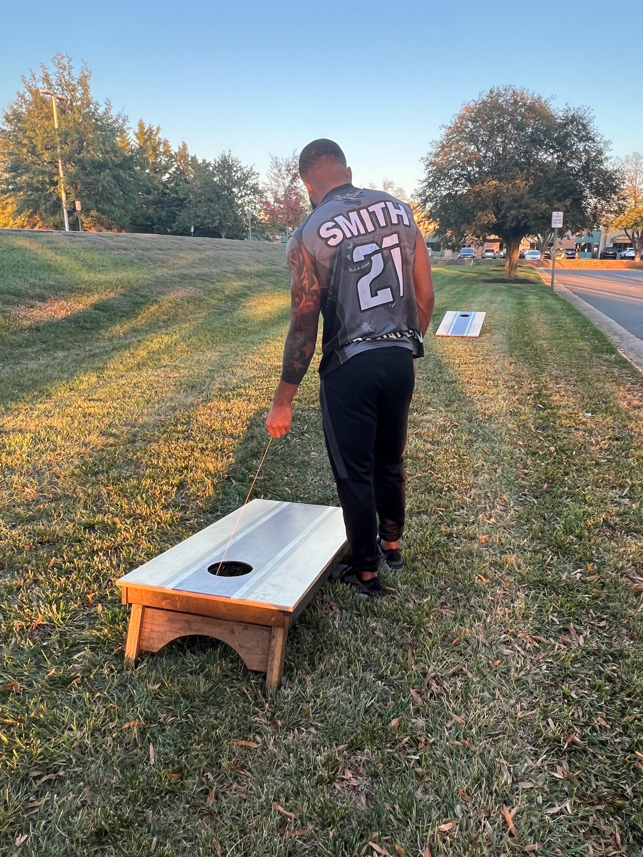 Cornhole Regulator | 27' Cornhole Game Measuring Device | Distance ...