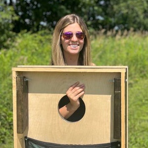 Cornhole Bag Caddy (double-pack) | Corn Hole Bag Storage - Etsy