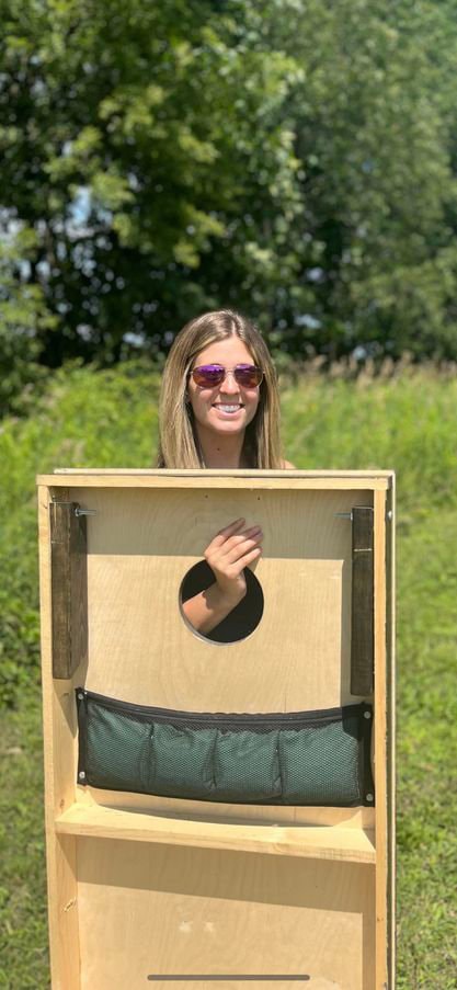 Cornhole Bag Caddy (double-pack) | Corn Hole Bag Storage - Etsy