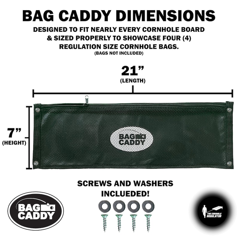 Cornhole Bag Caddy (double-pack) | Corn Hole Bag Storage - Etsy