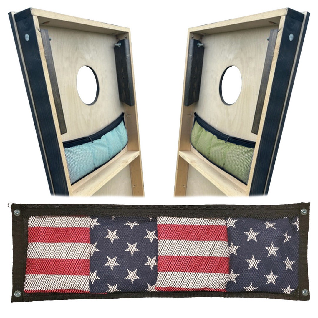 Cornhole Bag Caddy (double-pack) | Corn Hole Bag Storage - Etsy