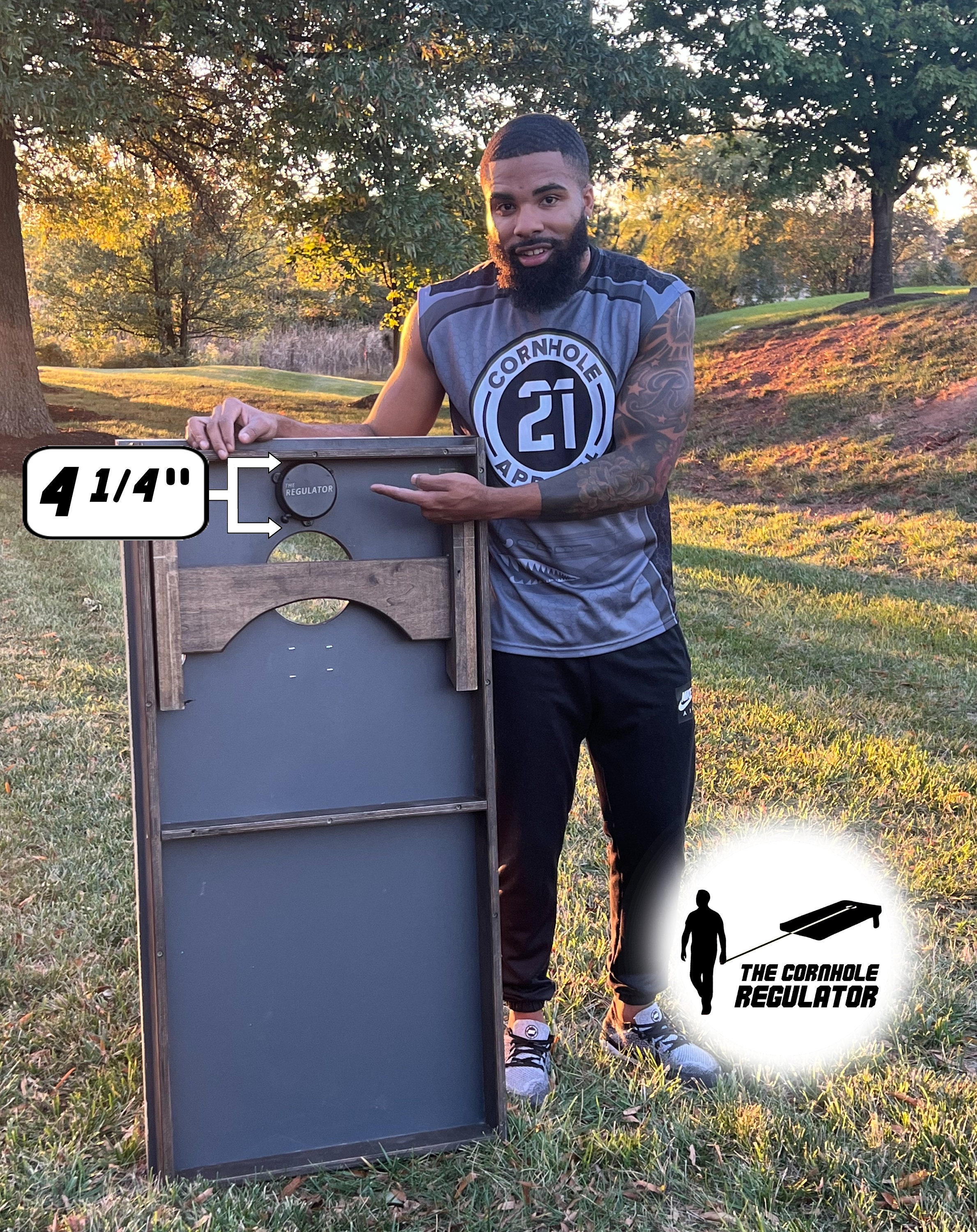 Cornhole Regulator | 27' Cornhole Game Measuring Device | Distance ...