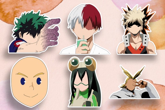 My Hero Academia Decal Preorders Bakugo Todoroki Deku My Duck Academia ...