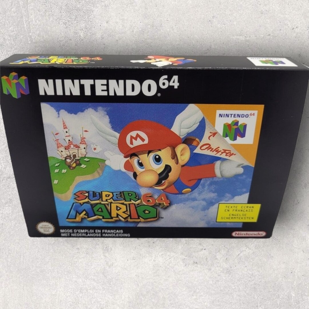 Nintendo Video Game Reproduction Box - Etsy