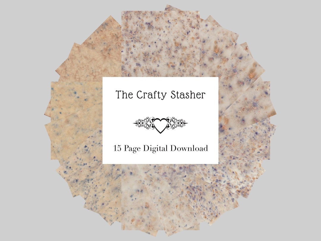 15 Page Blueberry Paper Digital Download - Etsy