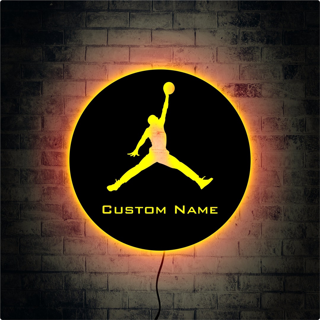 Personalized Jordan Led Sign Jordan Wall Deco Neon Sign - Etsy