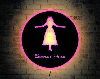 Scarlet Witch Neon Sign - Etsy