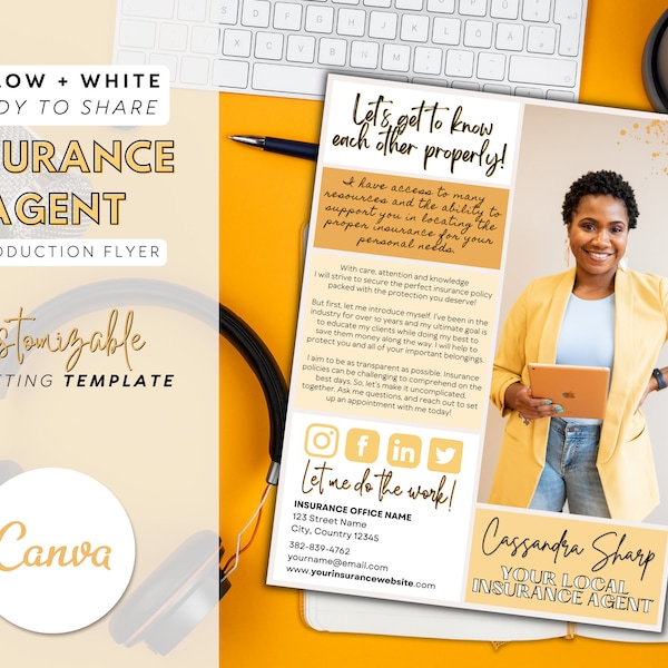 Insurance Agent Business Cards - Etsy