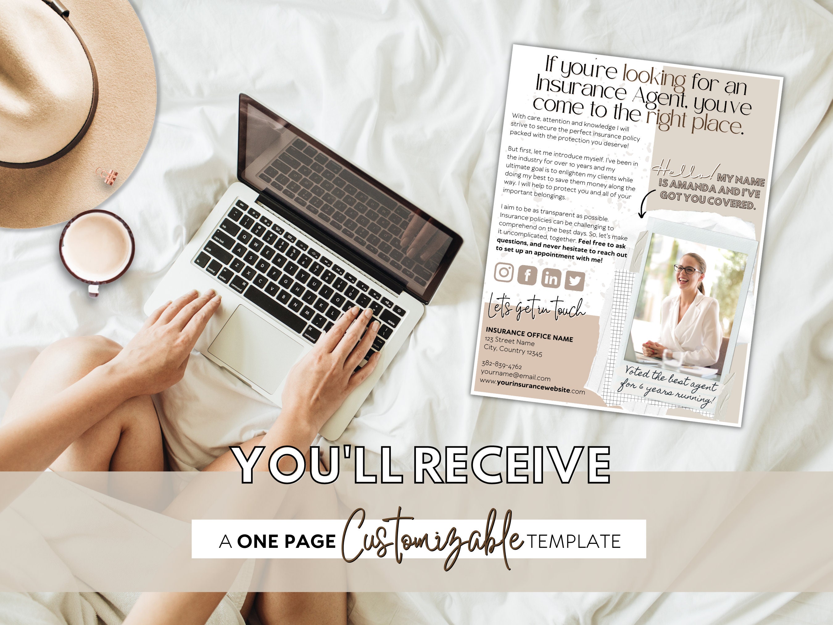 Insurance Agent Marketing Flyer Insurance Agent Introduction Flyer ...