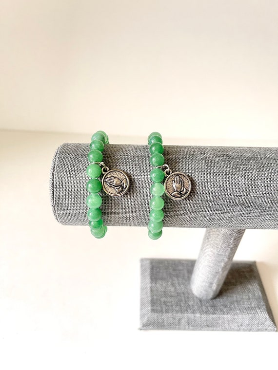 Praying Hands Praying Hands Bracelet Religious Bracelet - Etsy