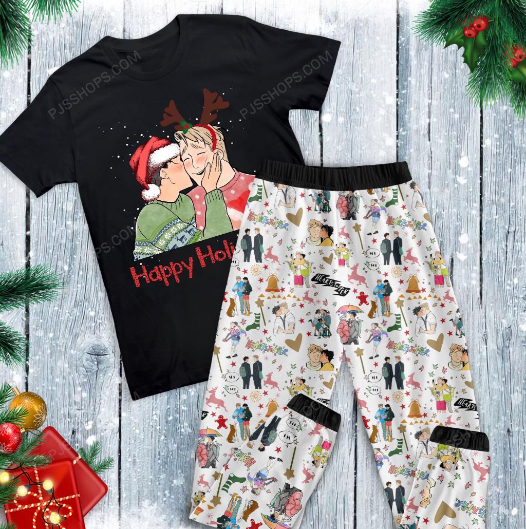 Heartstopper Christmas Pajamas Set, Heartstopper Pajamas Set ...