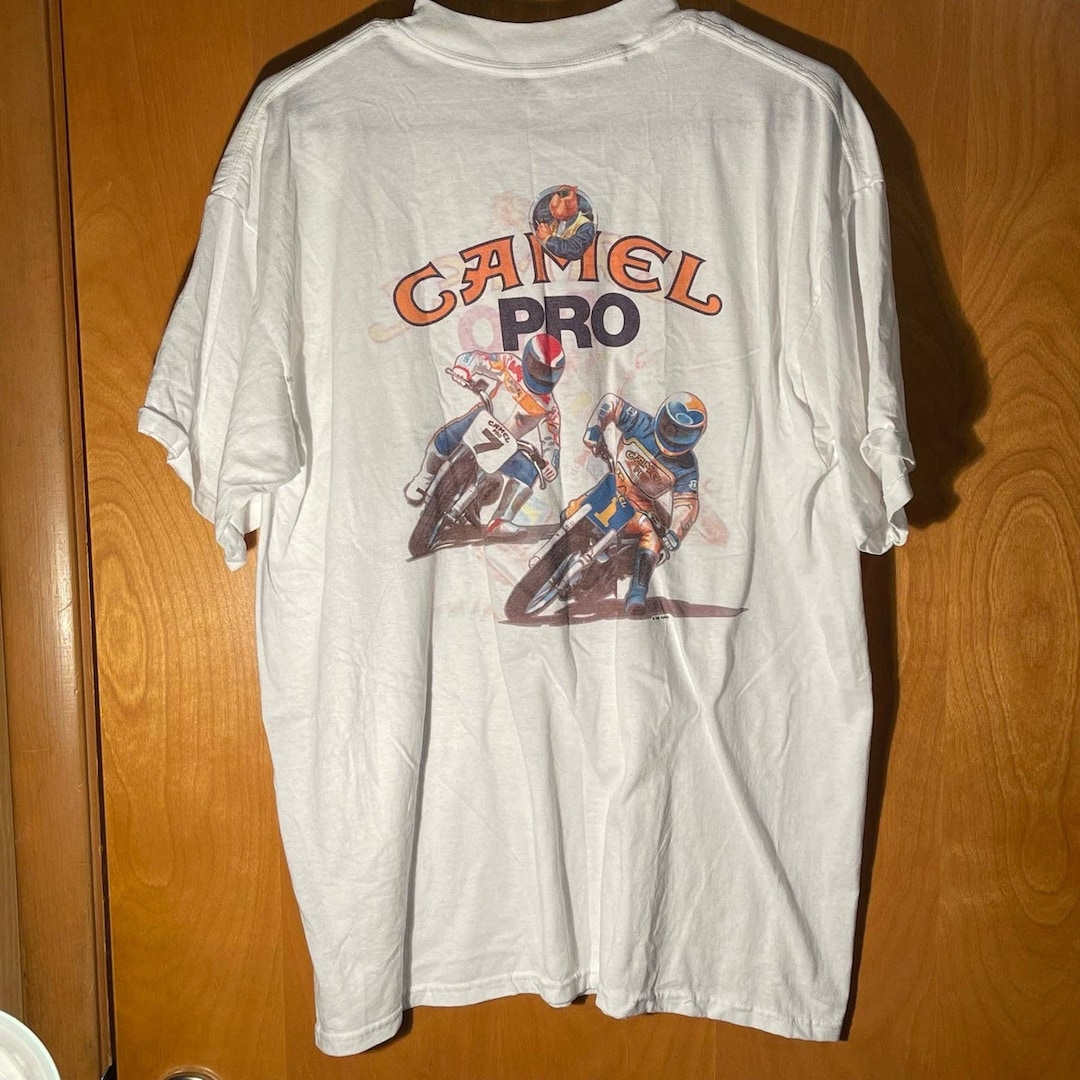 VTG 90s Camel Pro Racing Motocross Motorcycle Indy Mile - Etsy